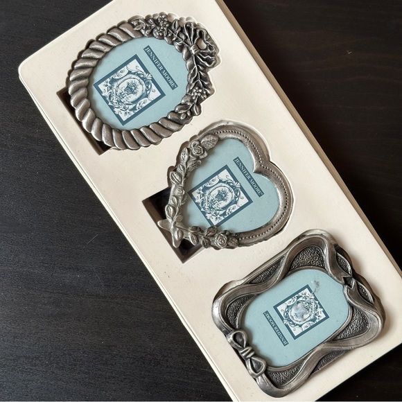 Jennifer Moore | Accents | Jennifer Moore Mini Set Of 3 Photo Frames ...